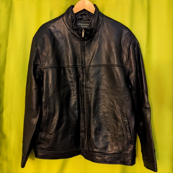 Cambridge Classics | Jackets & Coats | Cambridge Classics Leather Racer ...